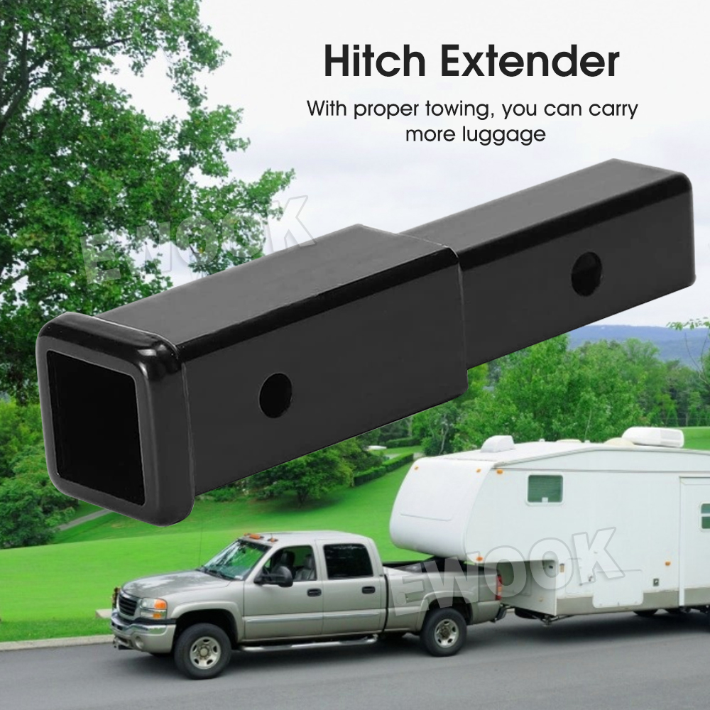 13" Inch Hitch Extender Extension Tow Bar Trailer 4WD Car 2" Heavy Duty ...