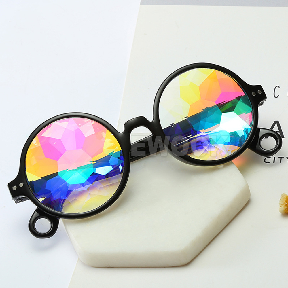 Kaleidoscope Glasses Rave Festival Edm Sunglasses Diffracted Lens Party