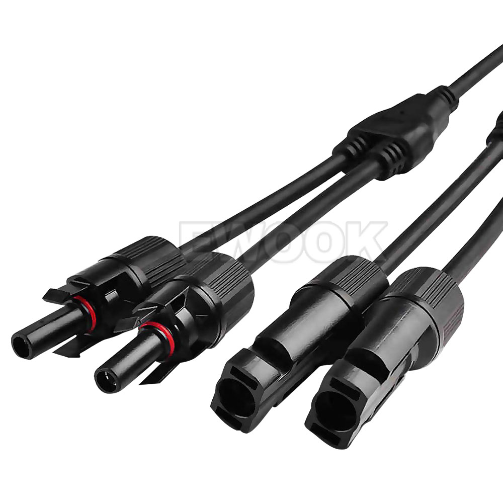 MC4 Y Branch Connectors Cable Solar Panel Cables Connector MC4 Cable Connector | eBay